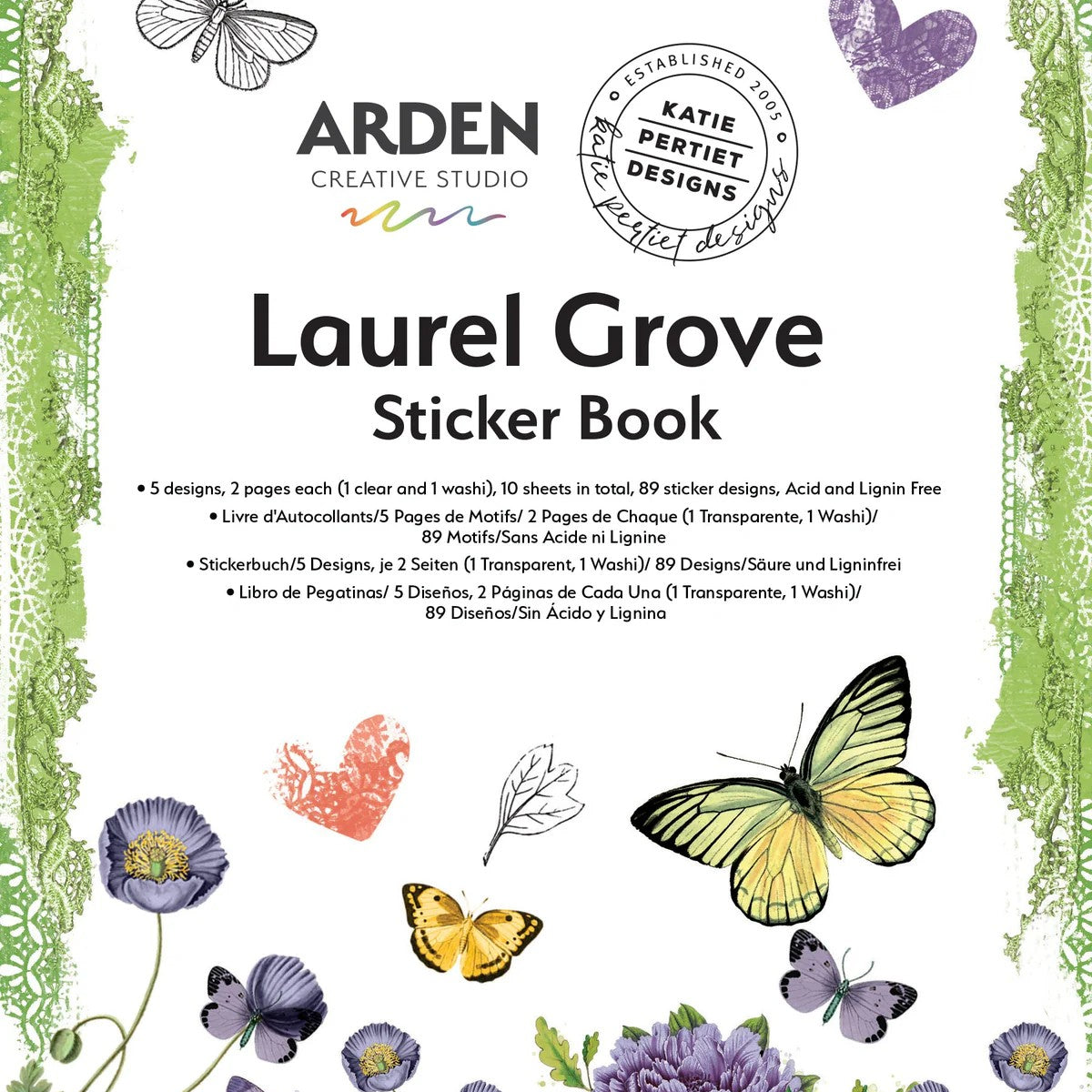 Arden Creative Studio Laurel Grove Sticker Book / Autocollants ...
