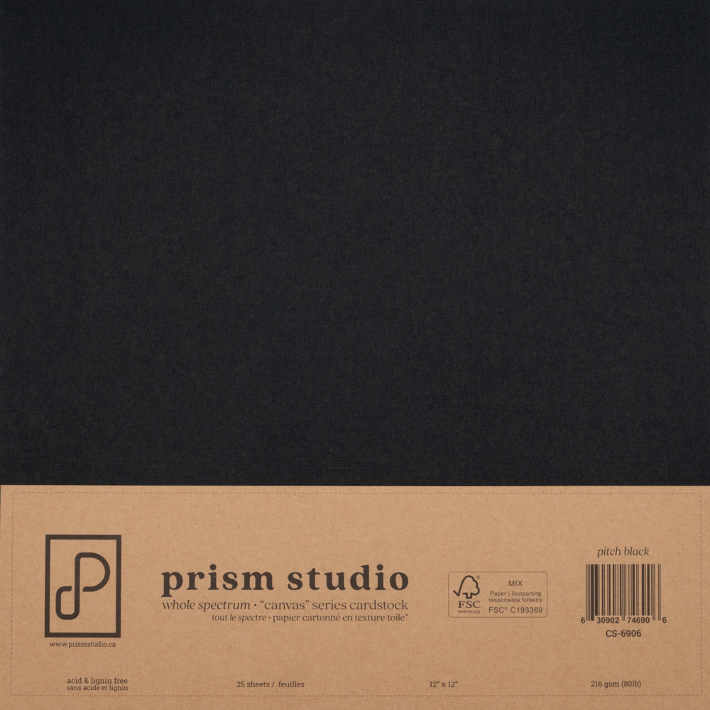 Prism Studio 12X12 Whole Spectrum "Canvas" Series Cartons Texturés Pit ...